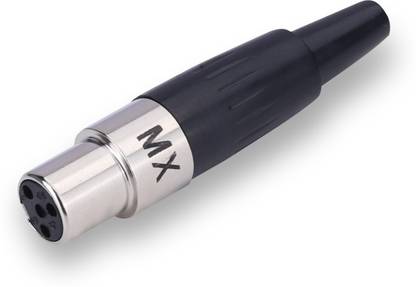 MX 4 Pin Mic Extension Female Connector XLR Mini MX1892 Microphone - MX ...