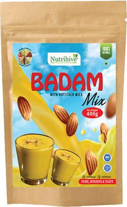 Nutrihive Filled with Health Instant Badam Mix Powder Natural Badam ...