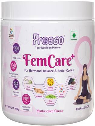 PRO360 FemCare+ PCOS PCOD Women Protein Powder for Hormonal Balance ...