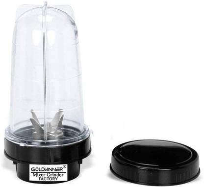 Goldwinner Bullet Jar for Mixer Grinder Large Set of 1 (530 ML ) ABS ...