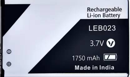 RAPPER Mobile Battery For LAVA LEB023 1750mAh Battery for Lava Mobile ...