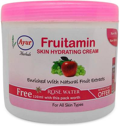 Ayur Fruitamin Cream 500ml with Natural Fruit Extracts - Price in India ...