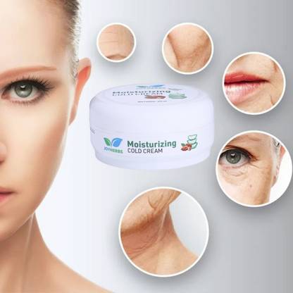 JOYHERBS Cold Cream For Dry Skin Moisturizer With Aloe Vera, Almond ...