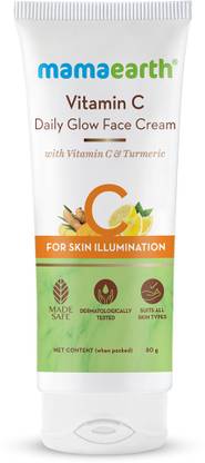MamaEarth Vitamin C Daily Glow Face Cream With Vitamin C & Turmeric for ...
