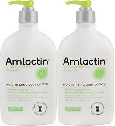 AmLactin 12% Lactic Acid Daily Moisturizing Lotion 20 Ounce (2Pack ...
