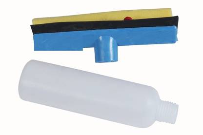 SAMARTHYA 3 in1 Bottle Squeeze Mini Glass Cleaning Sponge and Rubber ...