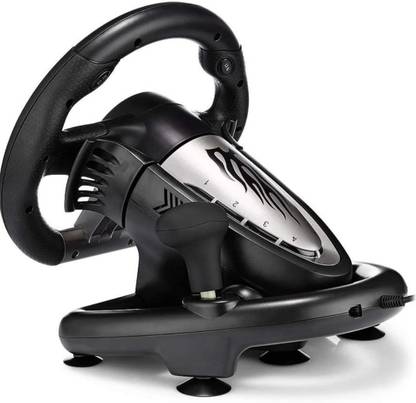 Clubics Racing Wheel - V3 Steering Wheel and Pedals Set (Black, For PC ...