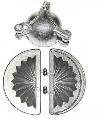 EsyBazar Aluminium Cake Mould Aluminium 3 Fold Modak and Karanji Maker ...