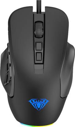 Aula H510 Gaming Mouse Wired, with 9 Side Key Programmable, RGB ...