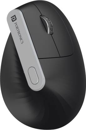 Portronics Toad Ergo Vertical Advanced Ergonomic Wireless Optical Mouse ...