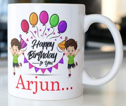 Rosemelt Happy Birthday To You Arjun Name Design Beautifuls For Gift ...