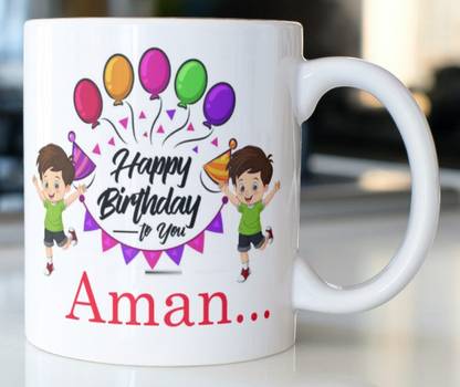 Rosemelt Happy Birthday To You Aman Name Design Beautifuls For Gift ...