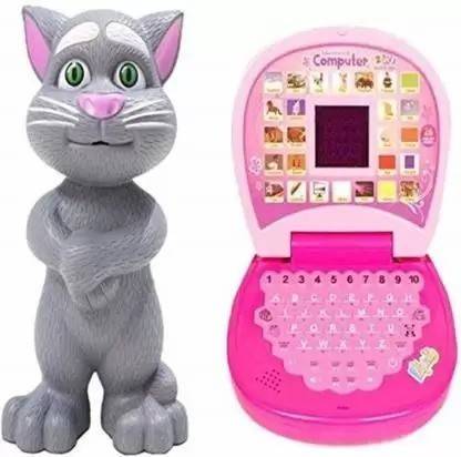 Anushka Toys Combo Talking Tom Cat Toy for Speaking Repeats What You ...