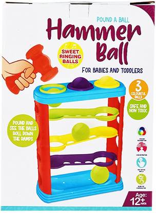 MIMY Hammer Ball Fun Interactive Ball Hammer Toy | Pound Hammer Toy ...