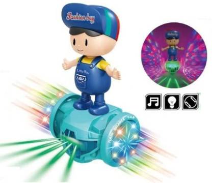 PITARA Dancing Boy Toy with Music & Lights, Bump & Go Musical Dancing ...
