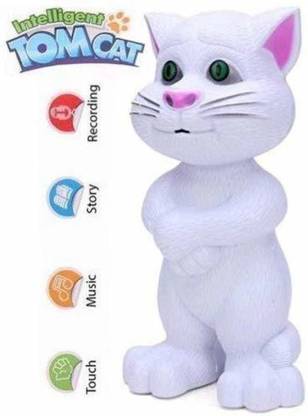 Glamour Talking Tom Cat for Kids Repeat, Stories & Touch Functions ...