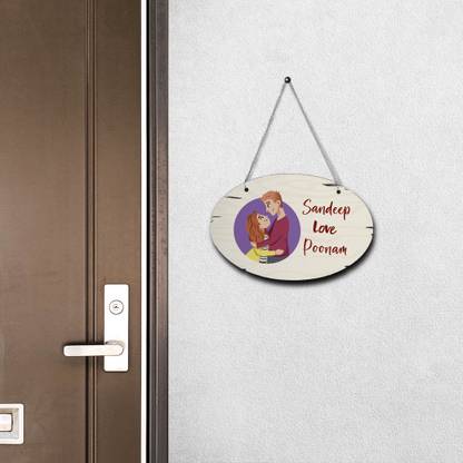 Crazy Corner Wooden Decorative Name Plate Price in India - Buy Crazy ...