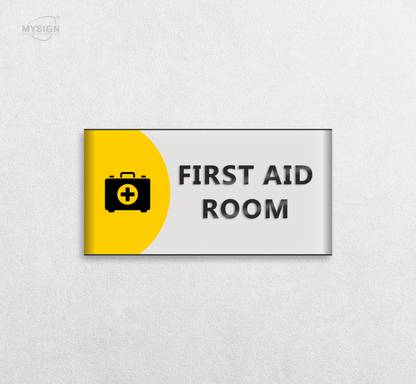 MYSIGN Wooden 'First Aid Room' Sign Board 6X12" Name Plate Price in ...