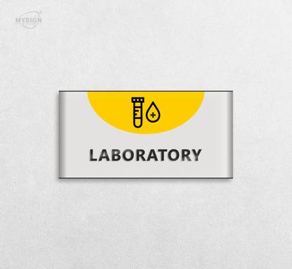 MYSIGN Wooden 'Laboratory' SIGN BOARD (6x12") Name Plate Price in India ...