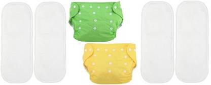 Jaydison Adjustable 100%Organic Cloth Button Diaper Reuse Nappy ...