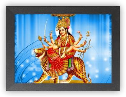 Nuoshopping Durga Maa Nav Roop Photo Frame,Durga Maa Photo Frame ,Durga ...