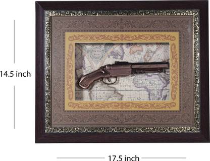 Master Royal Antique Guns Ornament Wooden Frame High Living Resin ...