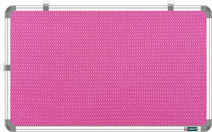 ShelfKing 58.5x28 CM Premium Material Pink Notice Board/ Pin-up Board ...