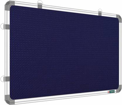 ShelfKing 3x4 Feet Premium Material Blue Notice Board/ Pin-up Board ...
