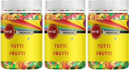 RED CLIFF Tutti Frutti Combo Pack Of 3 | Ideal For Cake Decoration ...