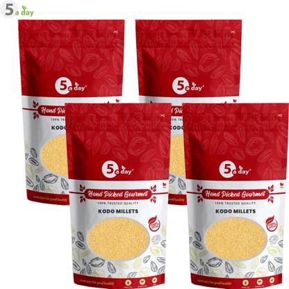 5 A Day Premium Organic Kodo Millets 1kg, Assorted Seeds & Nuts Price ...