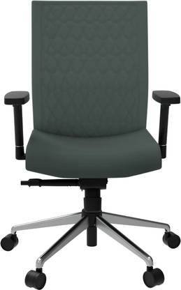 Godrej Interio Prime Full Back Fabric Office Adjustable Arm Chair Price ...