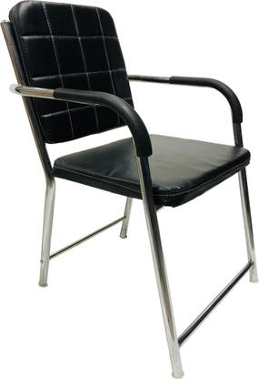 SOMRAJ Office Visitor Study Chair Library Chair with arm Rest Steel ...