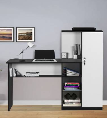 Trevi Krystal Study Engineered Wood Office Table Price in India - Buy ...