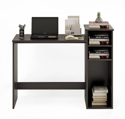 Burlyworth Zannis Computer Table, WFH Desk with Storage, Engineered ...
