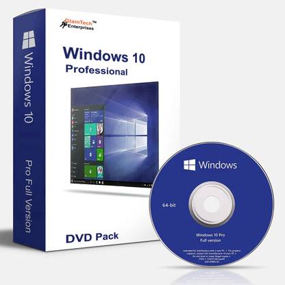 Glamtech Enterprises Windows 10 Pro OEM DVD Pack - Glamtech Enterprises ...