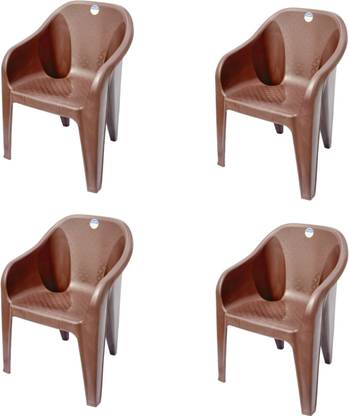 ALSTORM Super-Strong Arm Chair for Home, Garden Plastic Outdoor Chair ...