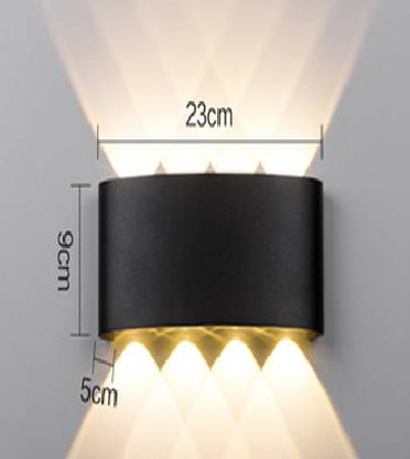 HIGGSBOSON HB 8 WAY LED WALL LIGHT (4+4) Gate Light Outdoor Lamp Price ...