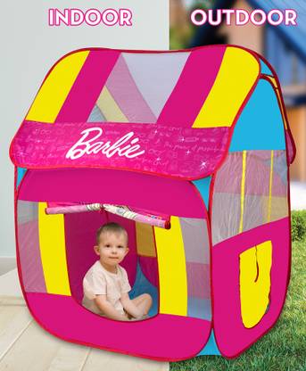 zhirk Barbie Foldable Playhouse Tent - Pink - Barbie Foldable Playhouse ...