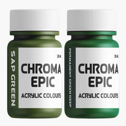 Flipkart.com | chroma Epic - Sap Green, Permanent Green Deep - 35ml ...