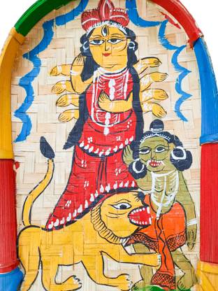 Soundarya boutique Pattachitra folklore Durga painting on famous Bengal ...