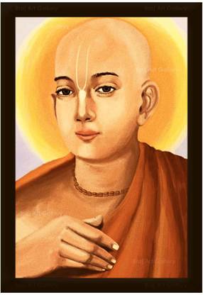Braj Art Gallery Sri Chaitanya Mahaprabhu Real Face Painting Photo ...