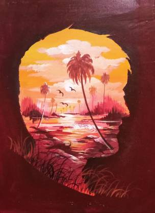 chitrakala sinari Acrylic 12 inch x 6 inch Painting Price in India ...