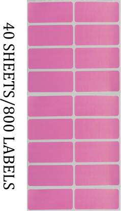 CLAPPERZZ Die Cut Fluorescent Sticker Labels Rounded Corners Self ...