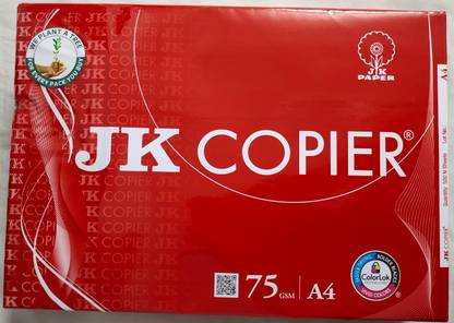 Flipkart.com | jk red FINE UNRULED A4 75 gsm A4 paper - A4 paper