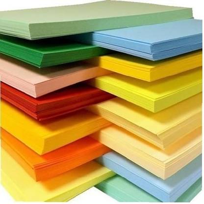 Flipkart.com | Eclet 90 gsm 100 sheet 10 sheet x 10 neon colour art and ...