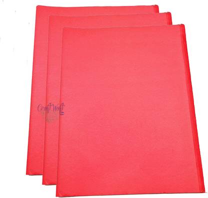 Flipkart.com | CRAFTWAFT RED MATT FLUORESCENT NEON LARGE CRAFT SHEET ...