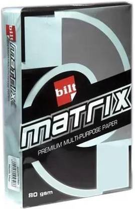 Flipkart.com | bilt Matrix Blue 80 Gsm Pack Of 200 Sheets A4 A4 80 gsm ...