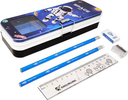 Flipkart.com | Parteet Metal Pencil Box Metal Pencil Box with ...