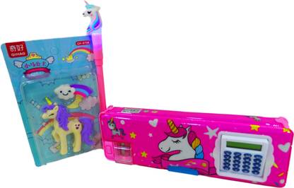 Flipkart.com | poksi Combo Stationary Art Plastic Pencil Box - Box