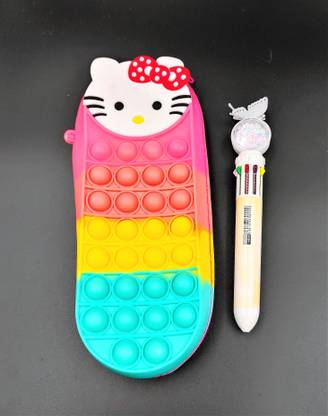 Flipkart.com | Paper Bear Hello kitty POPIT Art EVA Pencil Box - Pouch